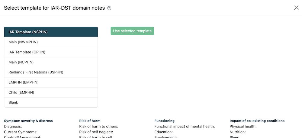 Contacts - PMHCIS Intake Module Documentation