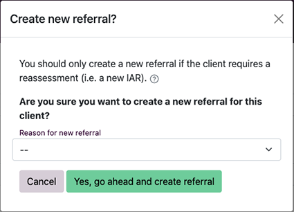Clients calling back or re-engaging - PMHCIS Intake Module Documentation