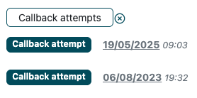 Callback requests - PMHCIS Intake Module Documentation