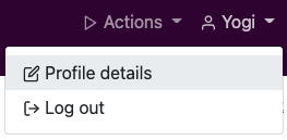 User profile settings - PMHCIS Intake Module Documentation